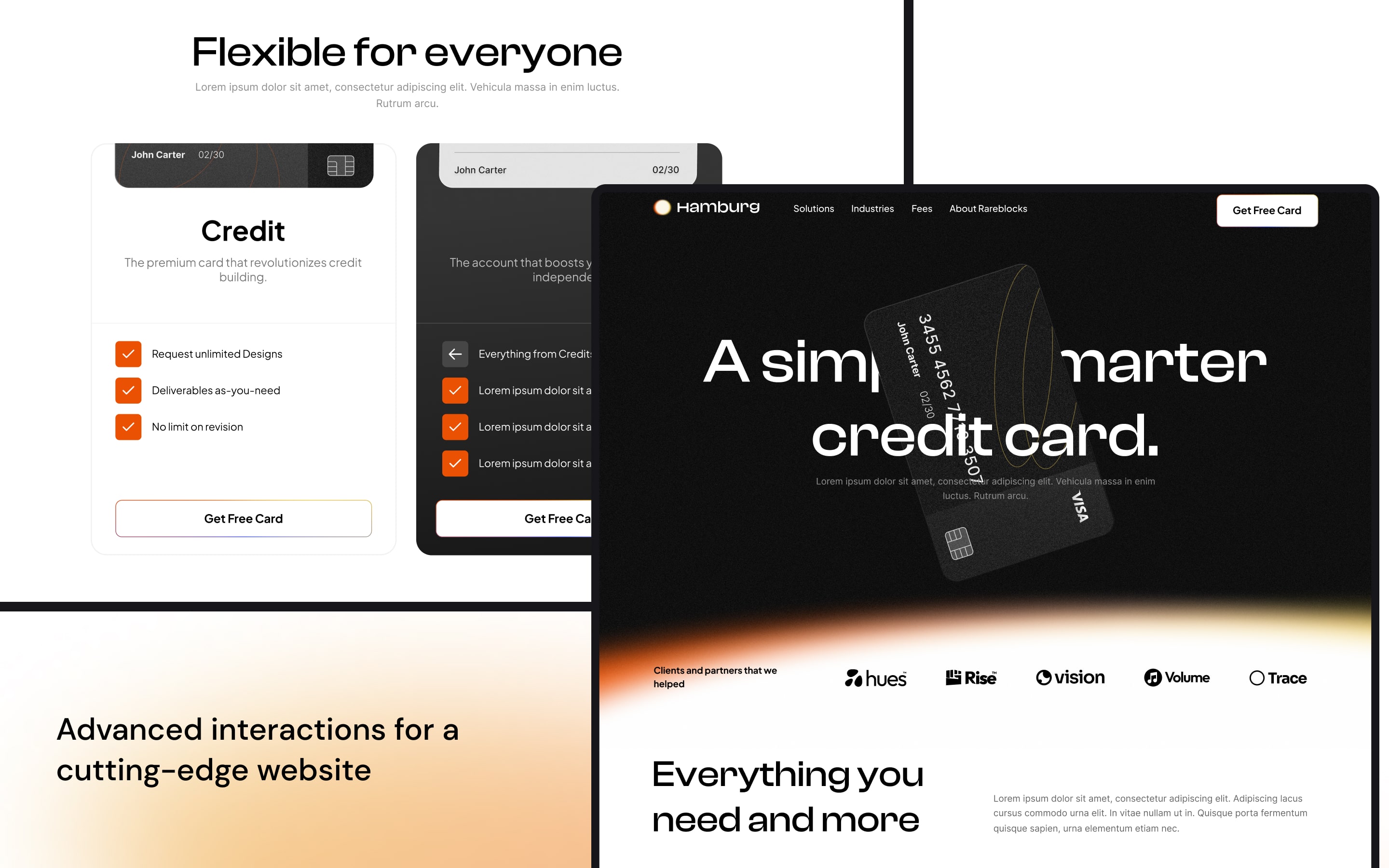 Hamburg - Finance Webflow Template | Wedoflow